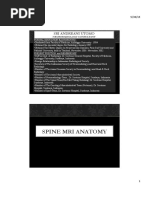 MRI Reporting Template | PDF | Vertebral Column | Musculoskeletal System