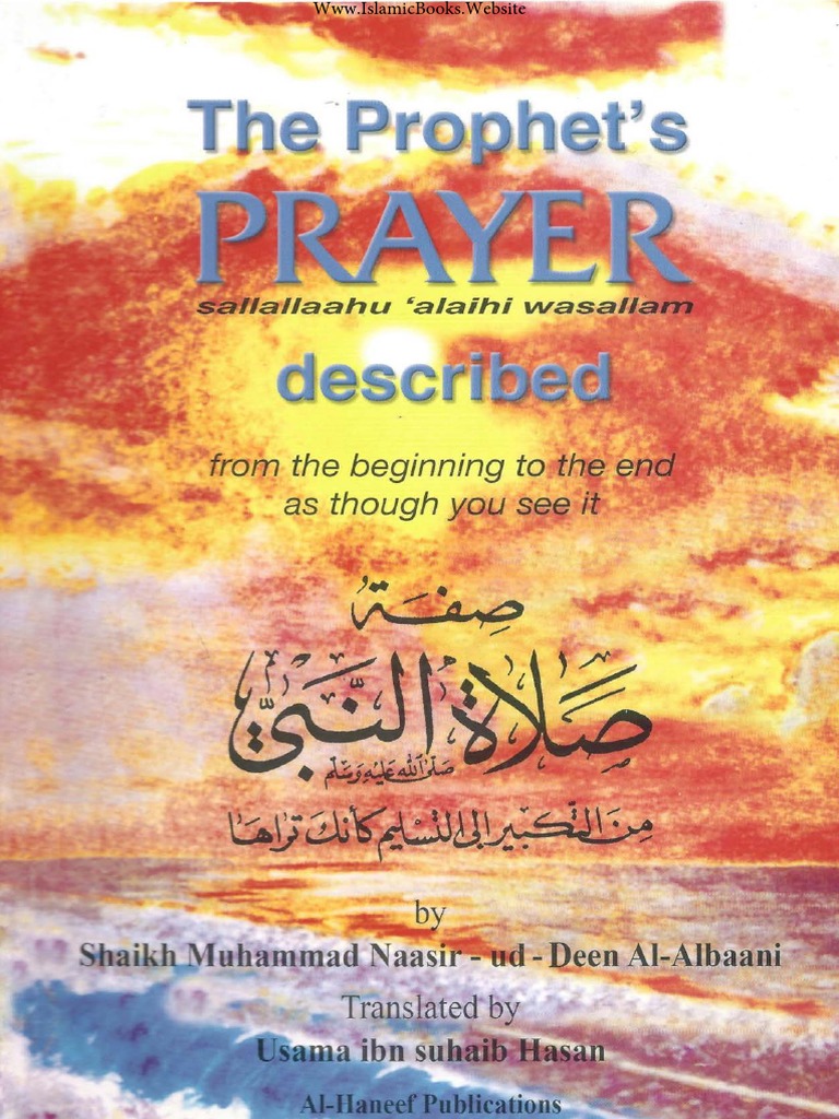 The Prophet's Prayer Described (1993) by Muhammad Nasiruddin Al-Albani ...
