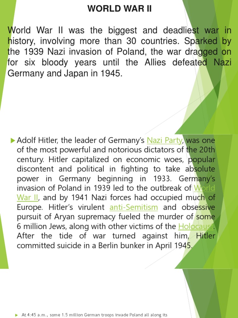 World War Ii | PDF | Nazi Germany | Nazi Party
