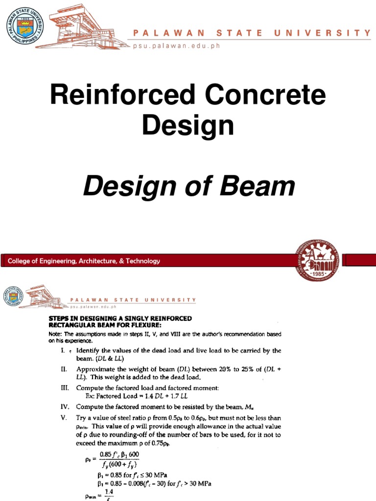 Reinforced Concrete Beam Design Examples | PDF