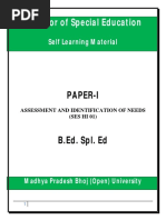 Madras Developmental Programming System Behavioural Scale: Appendices ...