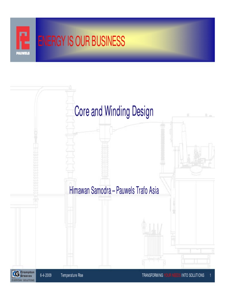 Core and Winding Design Dari Trafo Tenaga | PDF