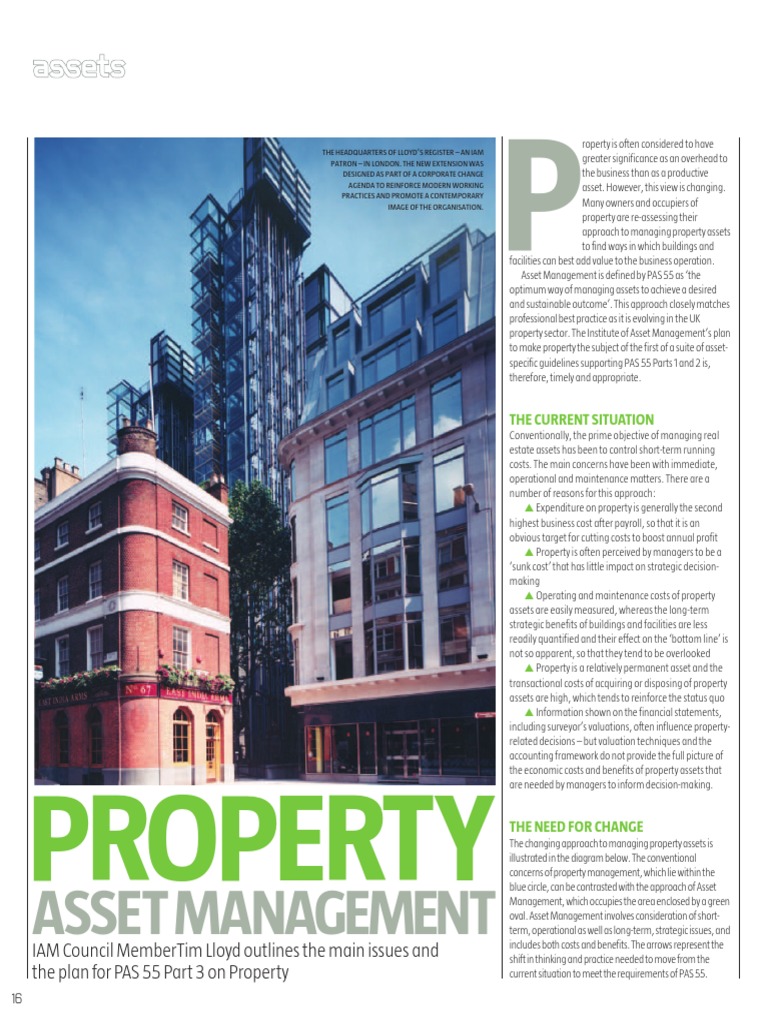 Property Asset Management | PDF | Property | Cost–Benefit Analysis