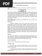 Cyber Crime | PDF | Cybercrime | Cyberwarfare