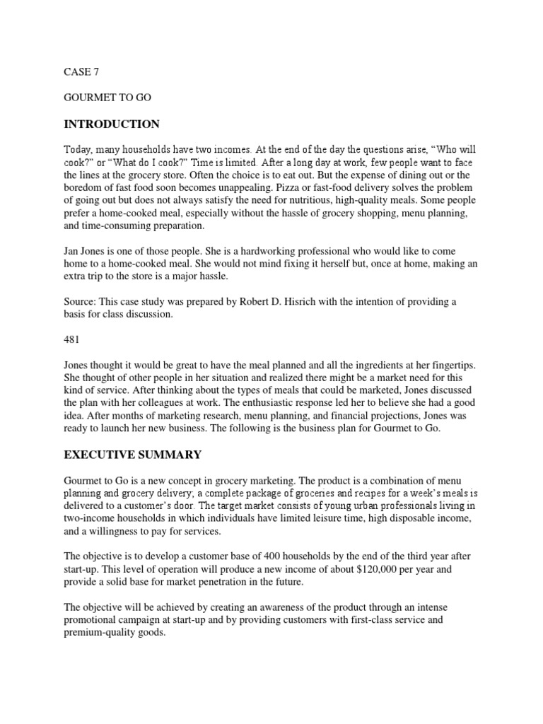 Case 7 | PDF | Grocery Store | Retail