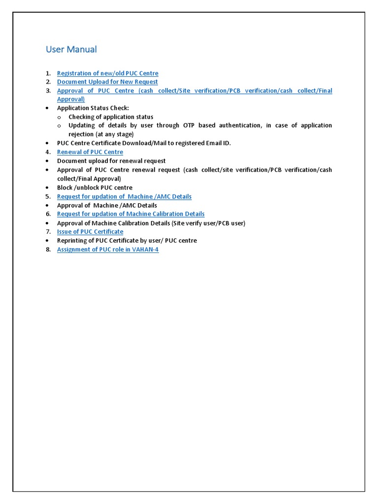 PUC User Manual | PDF | Authentication | Hypertext