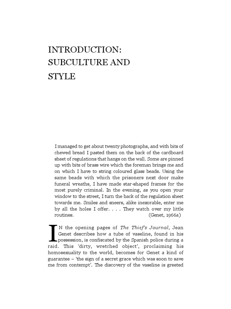 Subculture | PDF | Sociology | Social Group