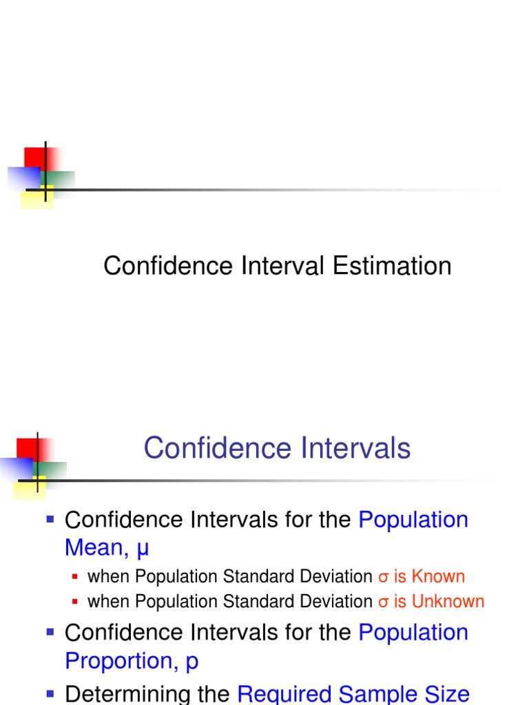 Estimating Population Parameters: A Guide to Constructing Confidence ...