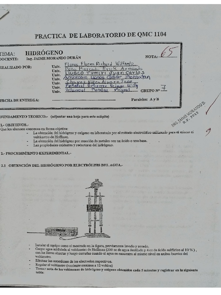 Hidrógeno Lab 1 QMC | PDF