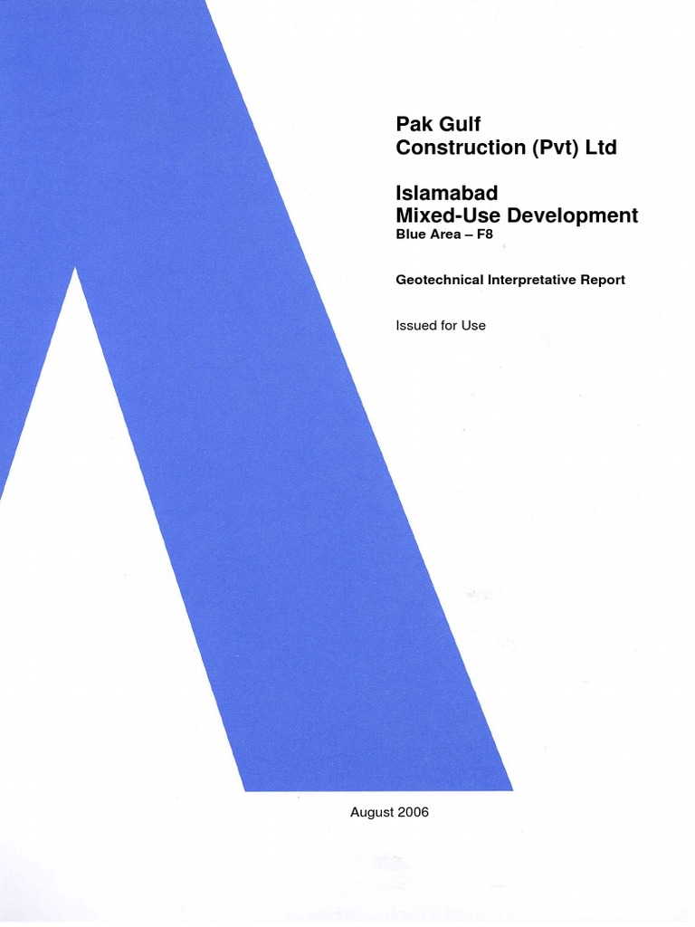 Pak Gulf Construction (PVT) LTD Islamabad Mixed-Use Development | PDF