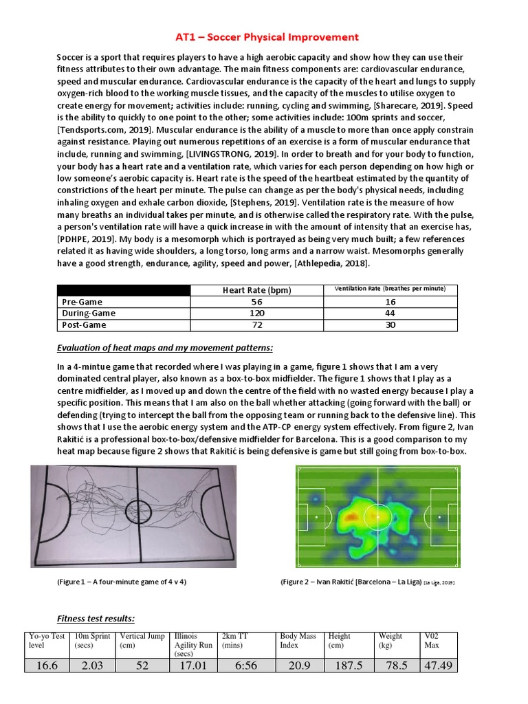 Soccer Assignment Portfolio | PDF | Breathing | Physical Fitness