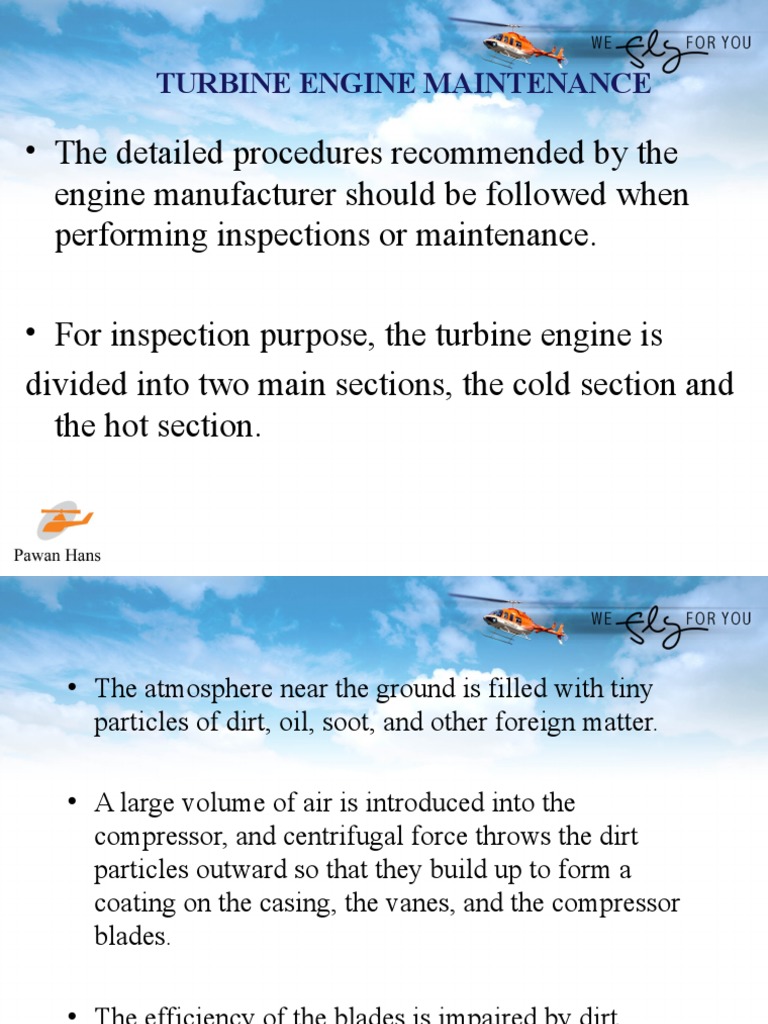 Turbine Engine Maintenance | PDF | Turbine | Engines