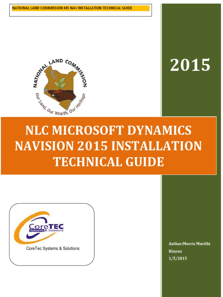 NAV 2015 Install Guide PDF | PDF | Microsoft Dynamics Nav | Operating ...