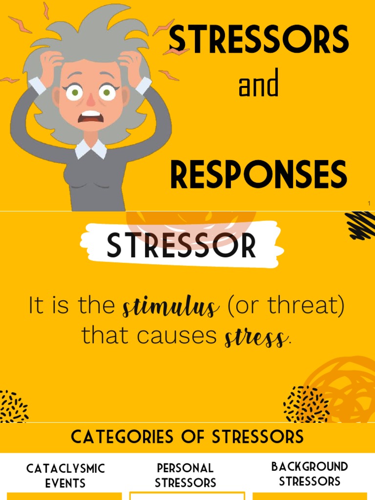 Stressors and Responses | PDF | Stress (Biology) | Psychological Concepts