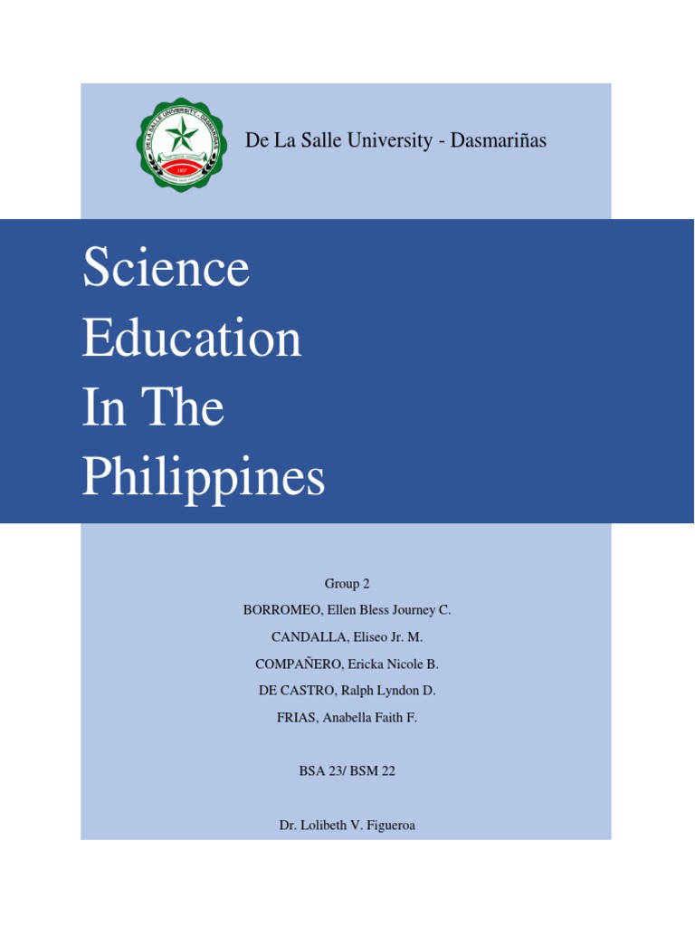 Science Education in The Philippines | PDF | Science Education | Science