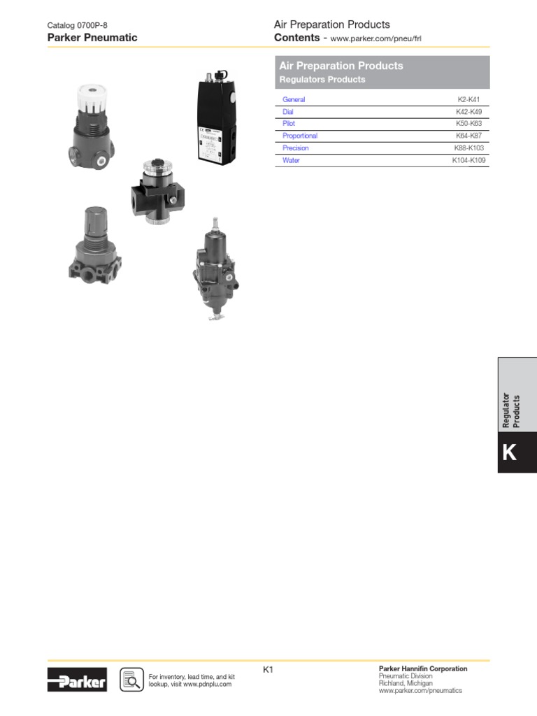 0700P Regulator Products | PDF | Valve | Pressure