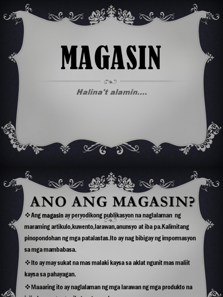 MAGASIN | PDF