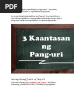 Limang Halimbawa NG Lantay | PDF