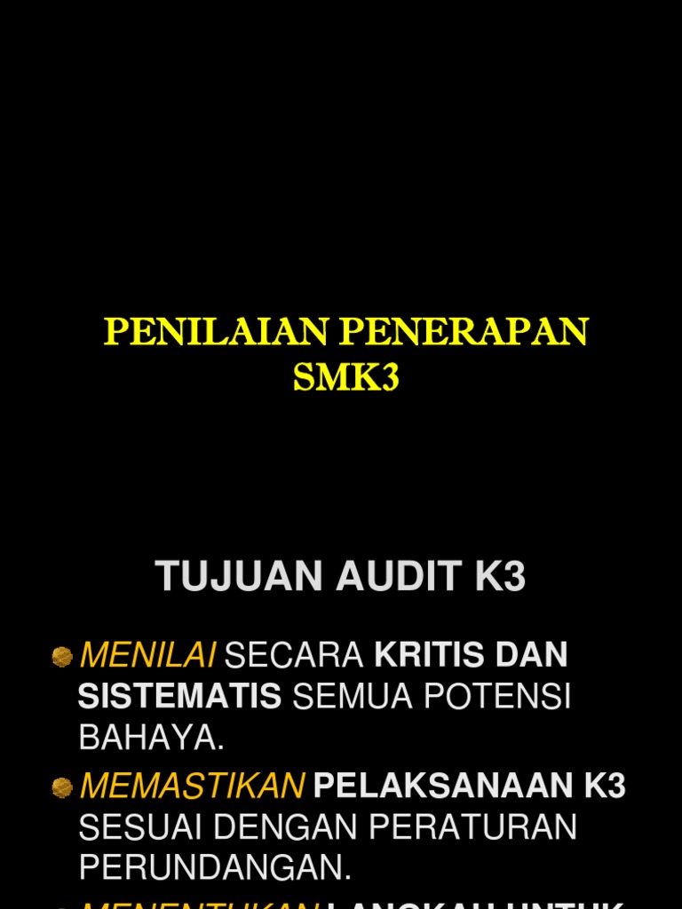 Bahan Audit AK3U | PDF