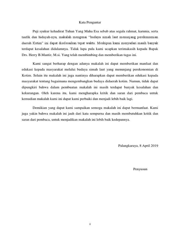 Tradisi Simah Laut | PDF