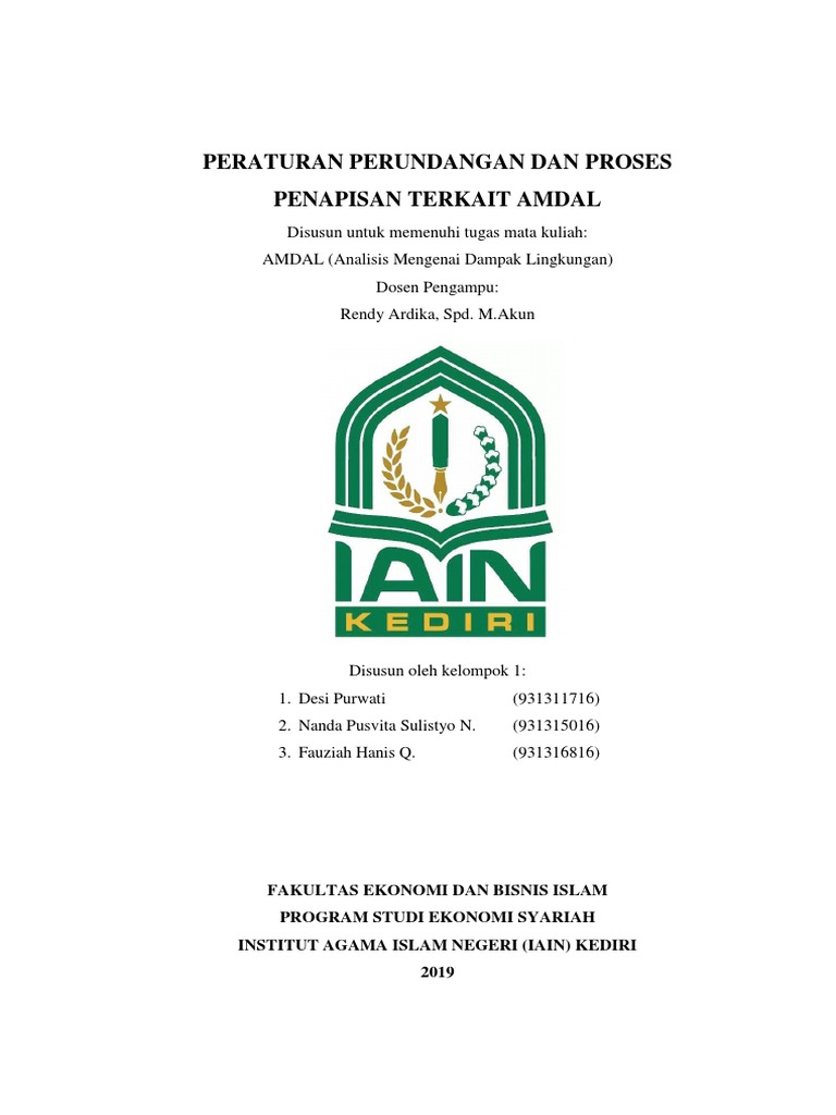 Penapisan Amdal | PDF