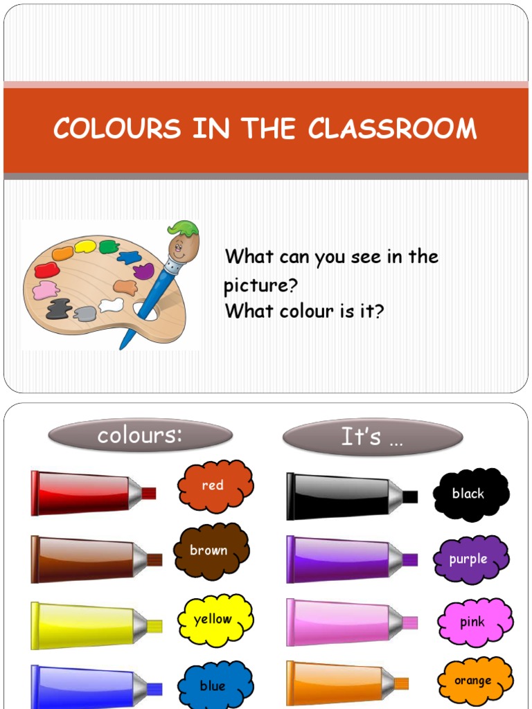Colours and Classroom Objects | PDF
