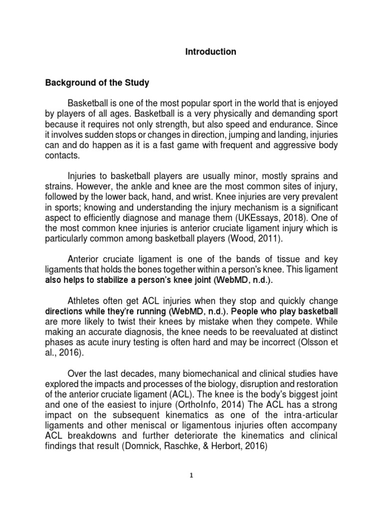 ACL Case Study | PDF | Knee | Limbs (Anatomy)