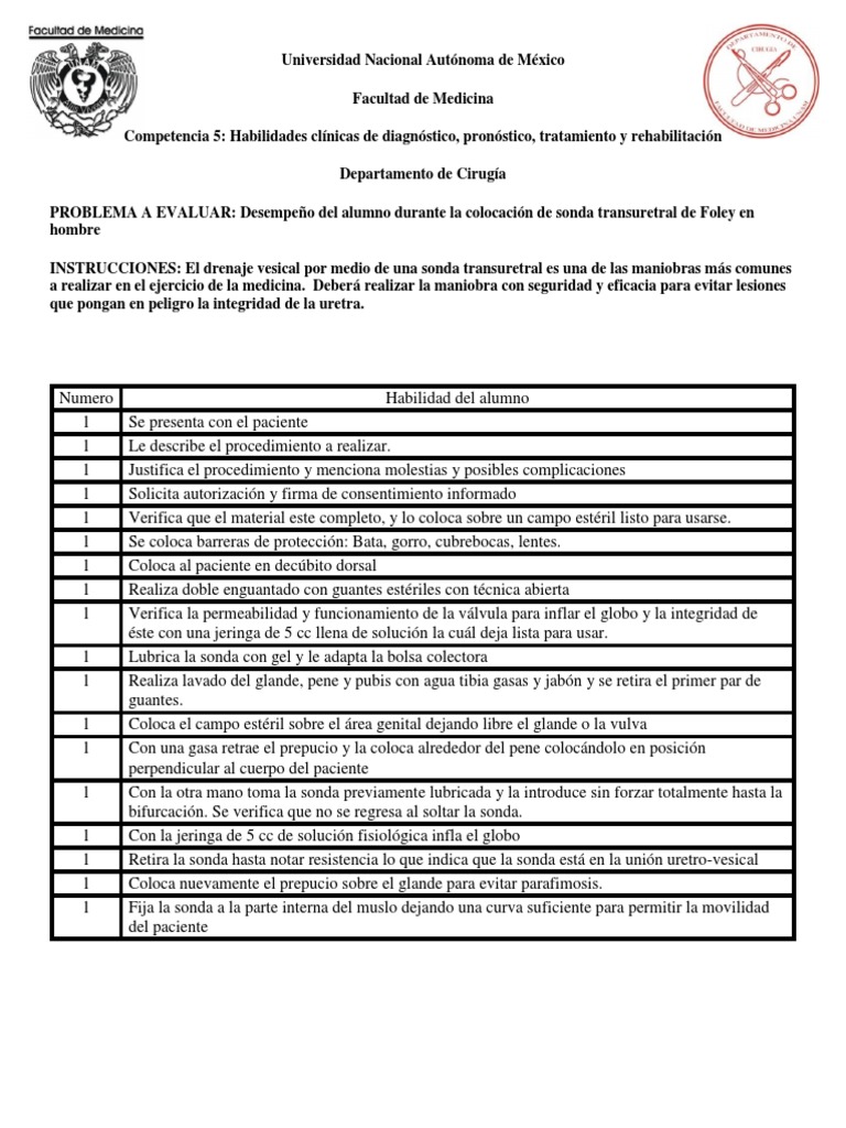 14. Colocacion Sonda de Foley Hombre y Mujer | Especialidades Medicas ...