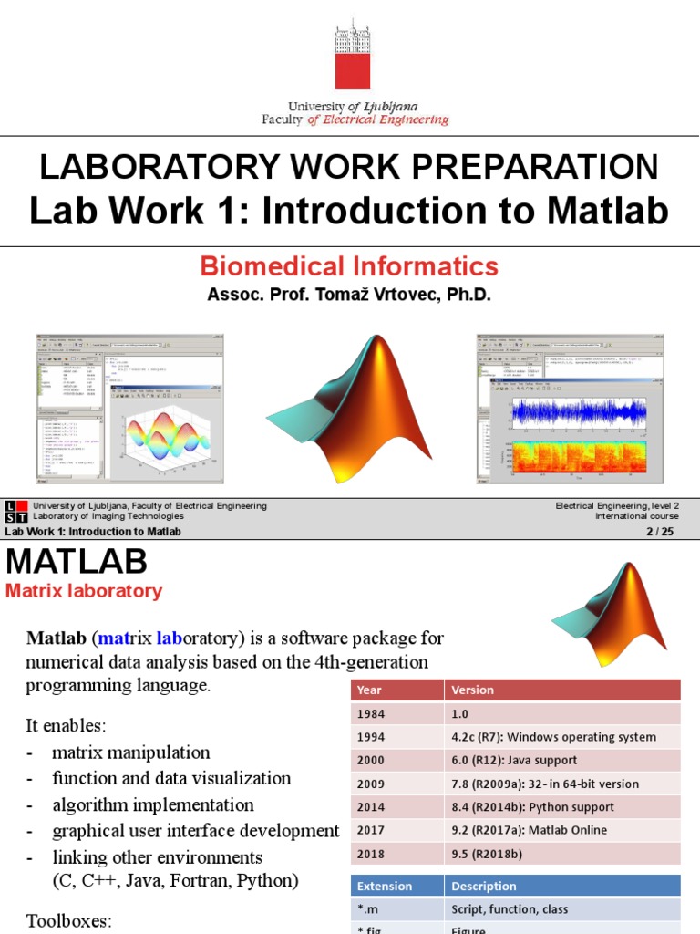 01 B Introduction - To.matlab | PDF | Matlab | Computer Engineering
