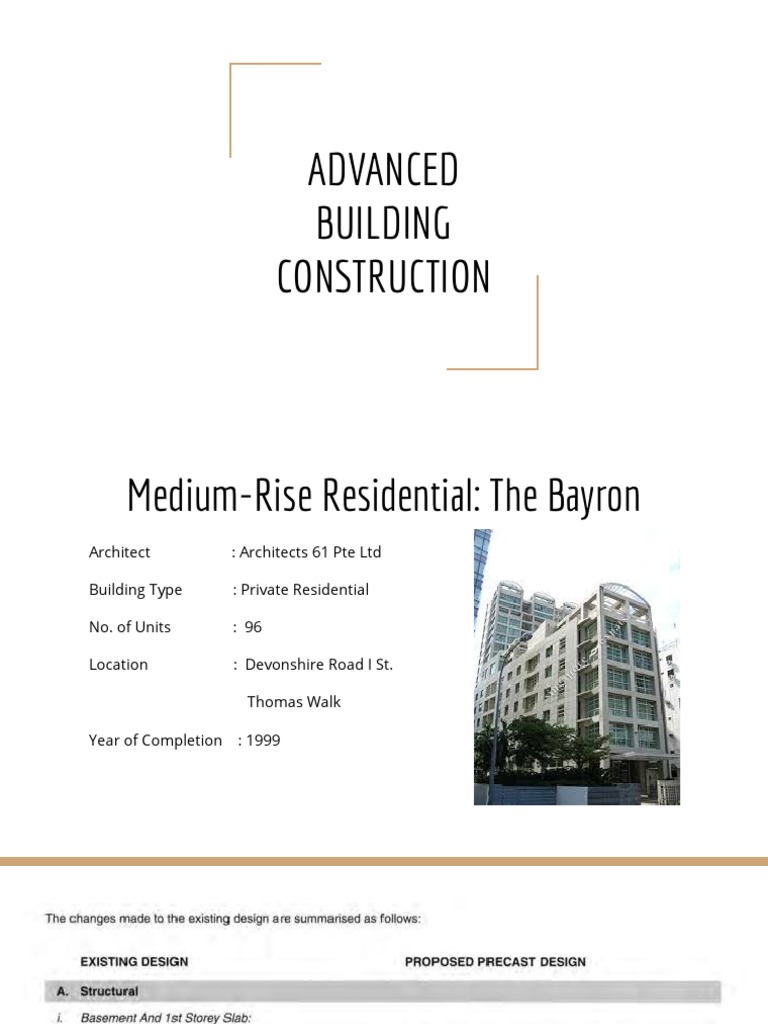 Advanced Building Construction Pdf