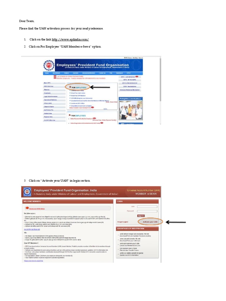 UAN Activation Process