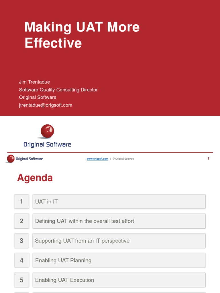 OS Making UAT More Effective | PDF | Software | Systems Engineering