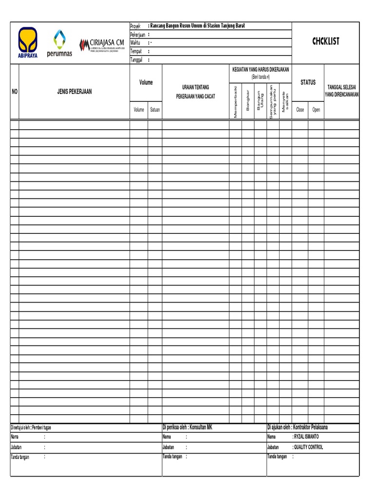 Form Checklist PDF | PDF