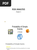 01 - Probability of Simple Events | PDF | Probability | Probability Theory
