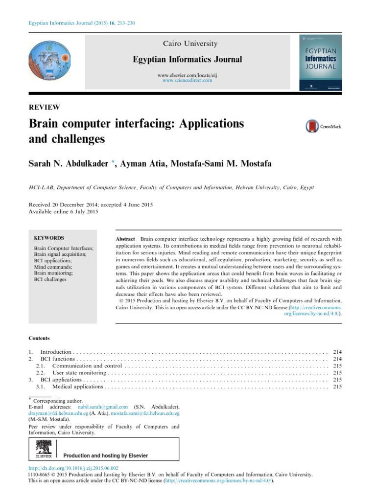 Brain Computer Interfacing-Applications | PDF | Magnetoencephalography | Electroencephalography