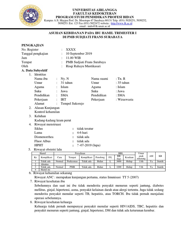 Contoh SOAP ANC | PDF