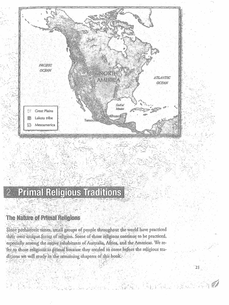Primal Religion Chapter | PDF | Lakota People | Rituals