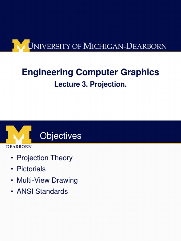 Engineering Computer Graphics: Lecture 3. Projection | Download Free ...