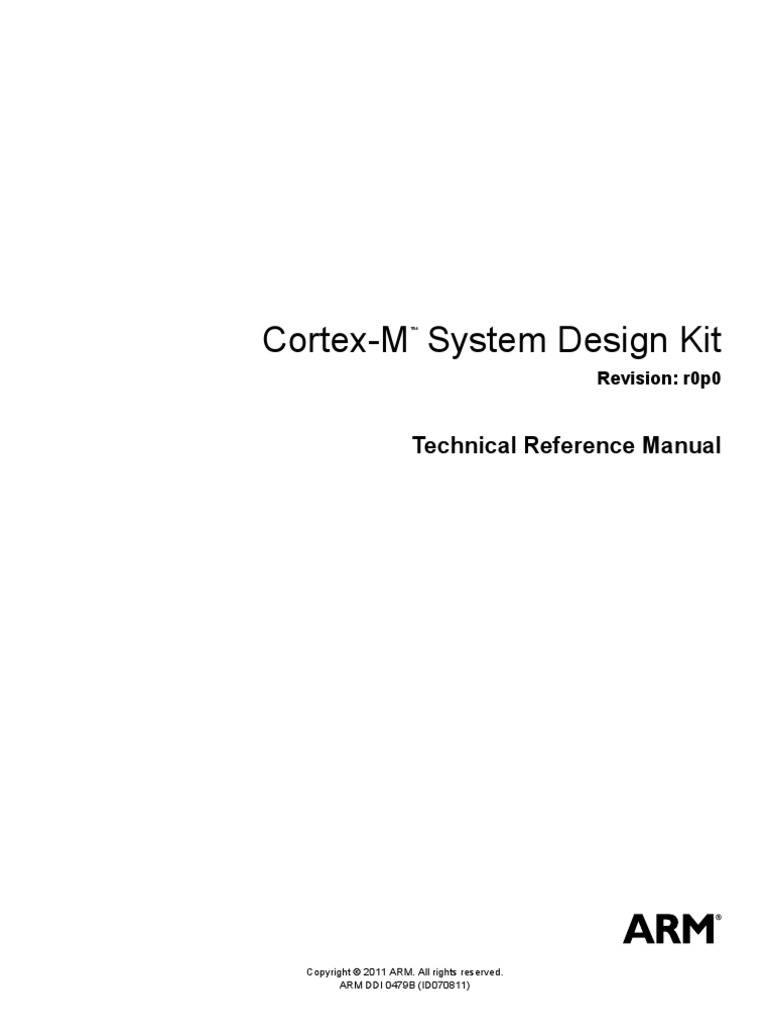 Ddi0479b Cortex M System Design Kit R0p0 Trm Pdf Random Access