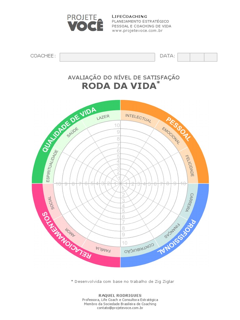 Roda Da Vida PDF | Conceitos Psicológicos | Psicologia