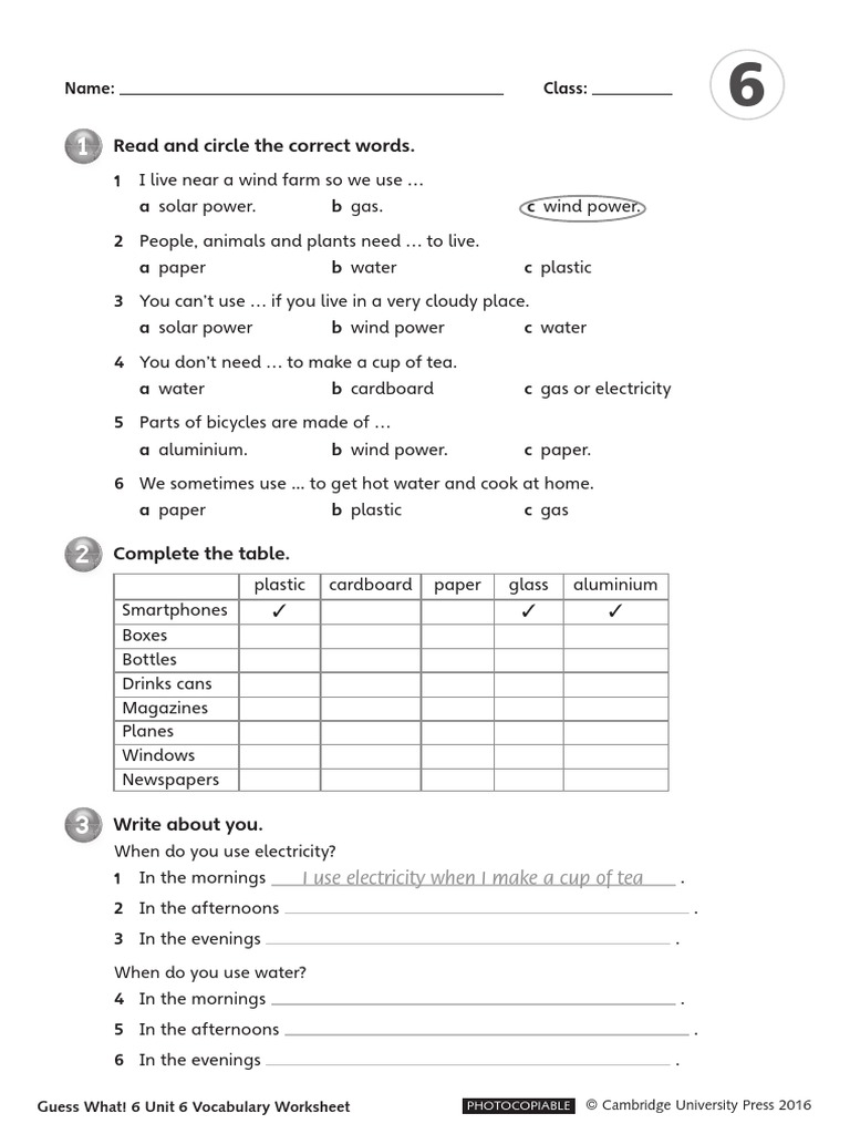 Read and Circle The Correct Words | PDF | Nature