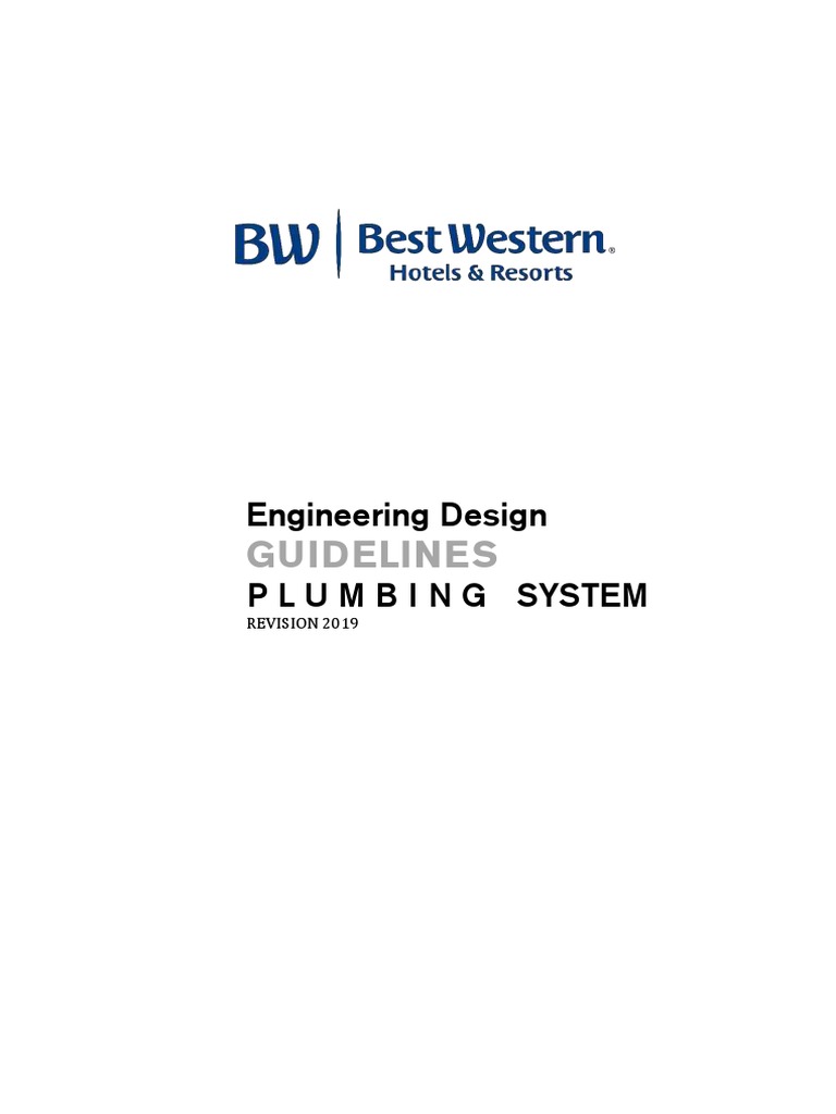 BW Engineering Standards - Pumbling | PDF | Water Heating | Swimming Pool