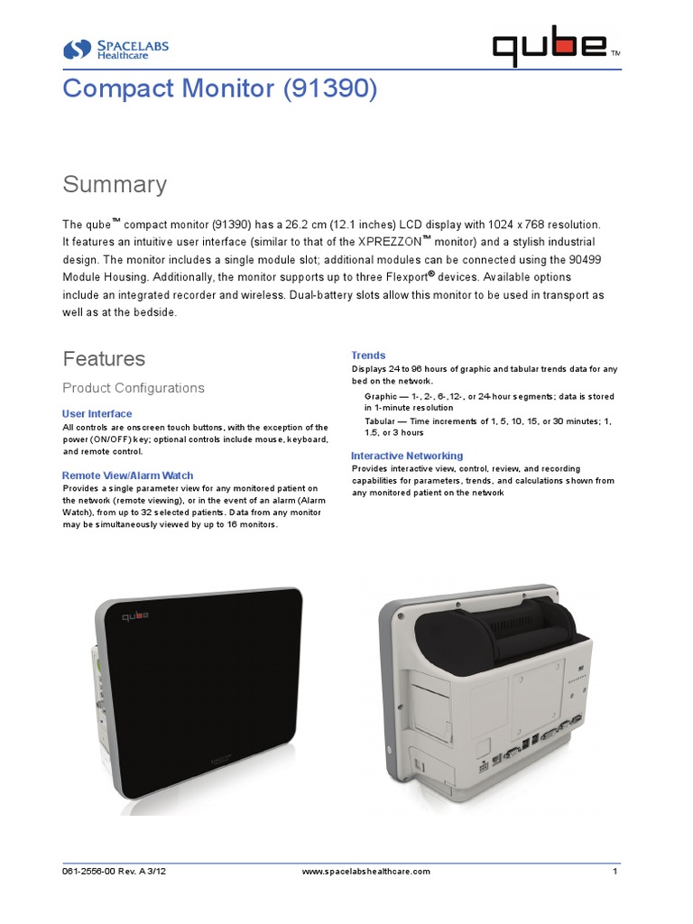 061-2556-00 - Rev - A Datasheet | PDF | Computer Monitor ...
