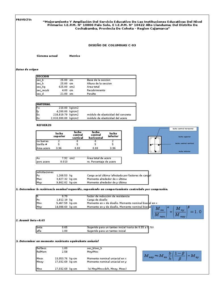 C-3 Seccion Rectangular | PDF | Deformación (Mecánica) | Mecánica