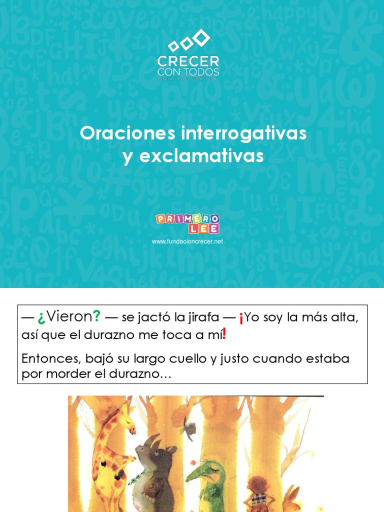Oraciones Interrogativas y Exclamativas | PDF
