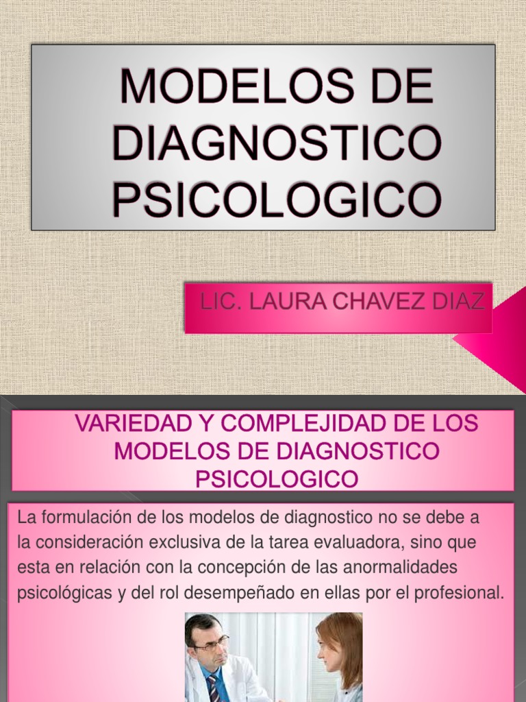 Clase 3 Modelos de Diagnostico Psicologico | PDF | Sicología | Ciencia ...