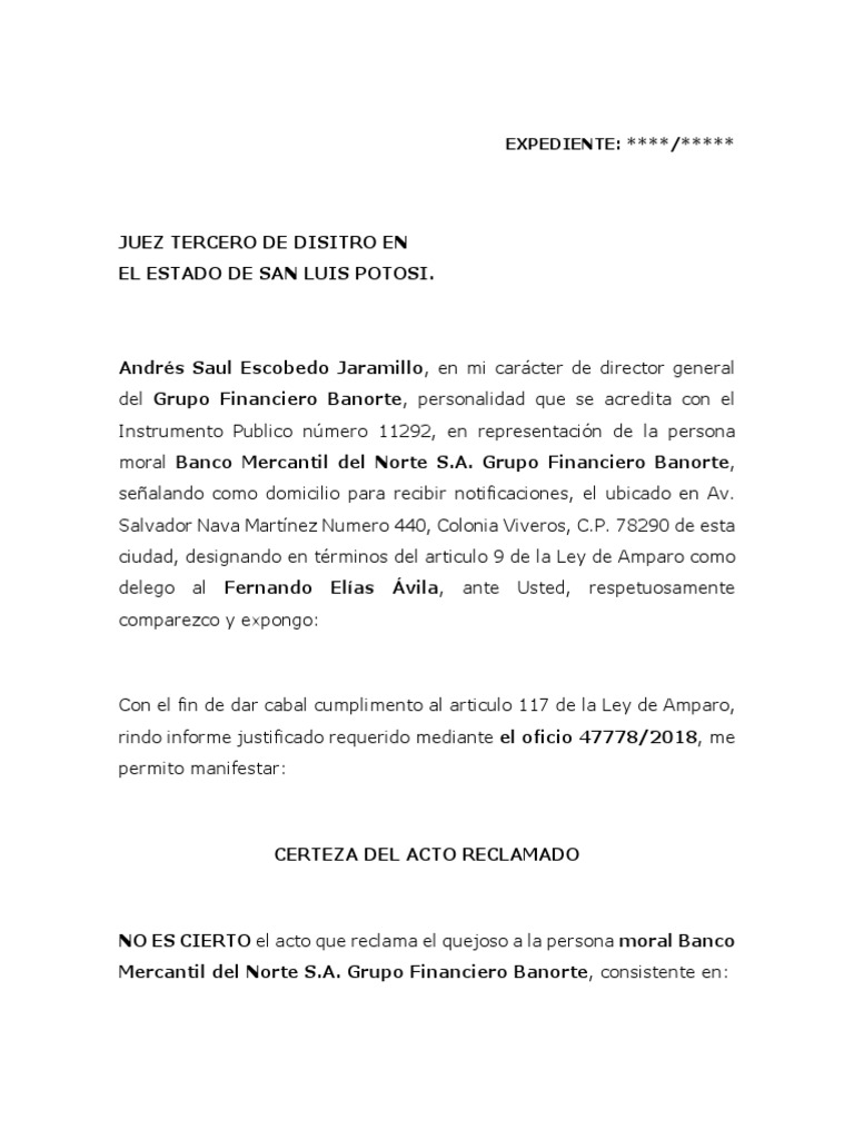 Informe Justificado | PDF | Información del gobierno | Instituciones ...