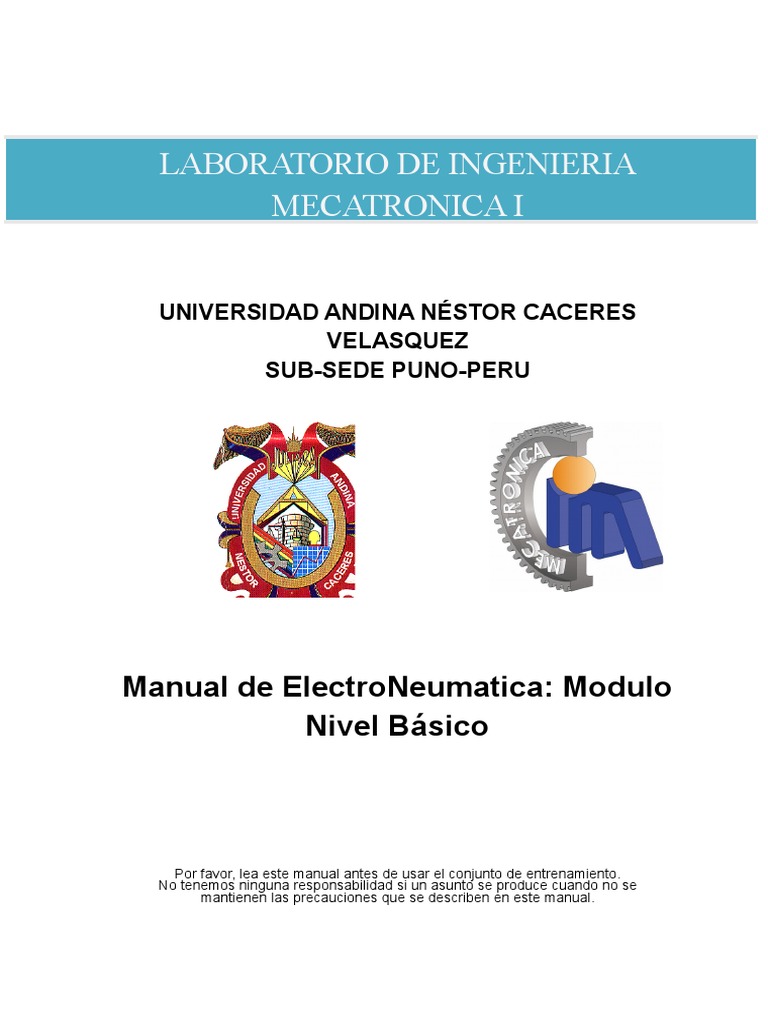 Electroneumatica 1 | PDF | Neumático | Sistema de control