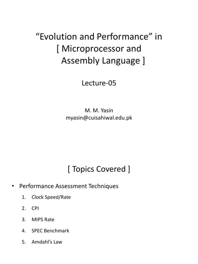 Micro Processor and Assembly Language | PDF | Central Processing Unit | Electronic Engineering
