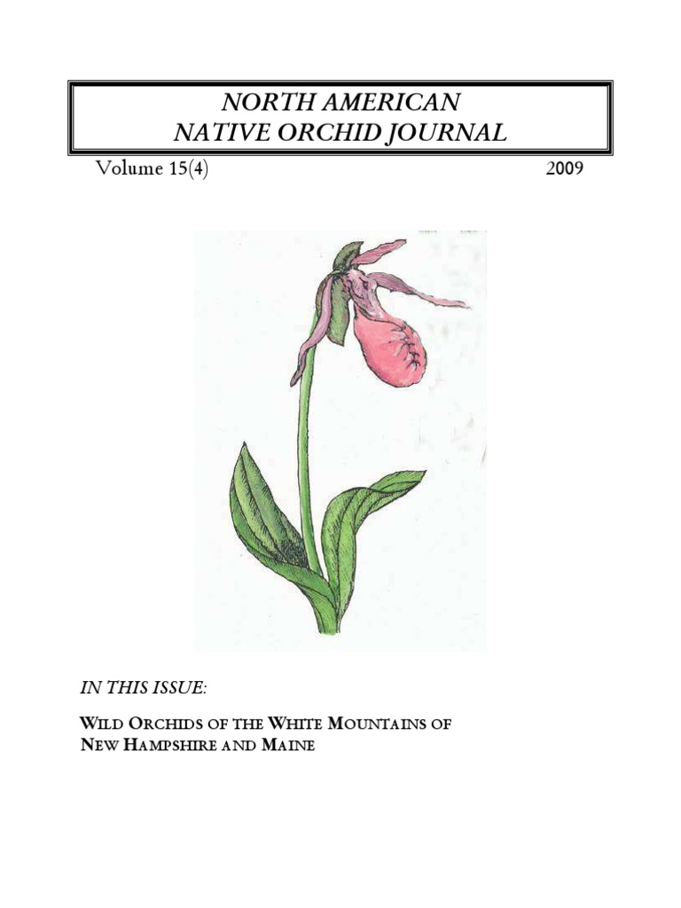 December 2009 North American Native Orchid Journal | PDF | Flowers ...
